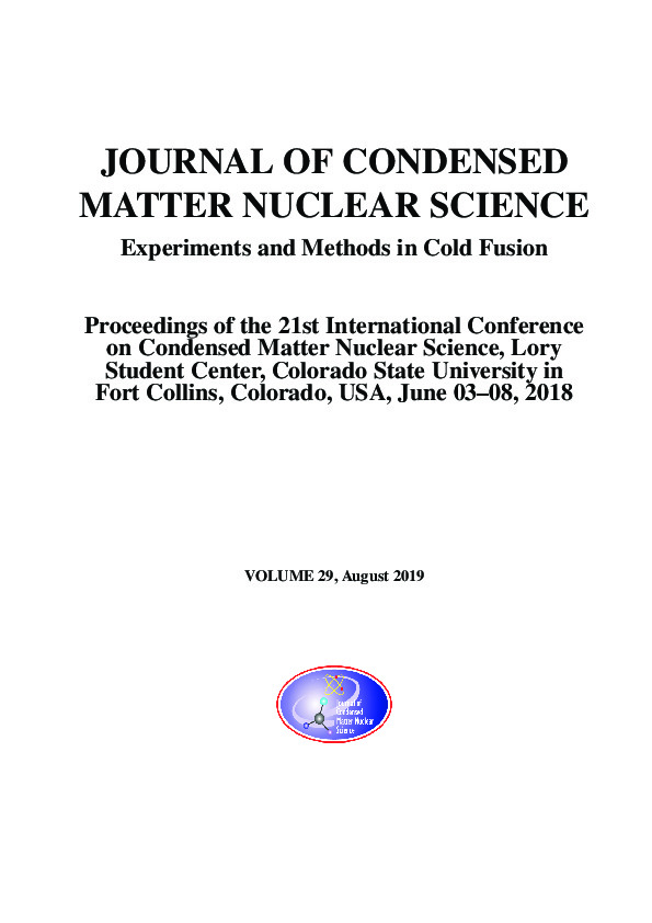 Shared post - Physics: JOURNAL OF CONDENSED MATTER NUCLEAR SCIENCE ...