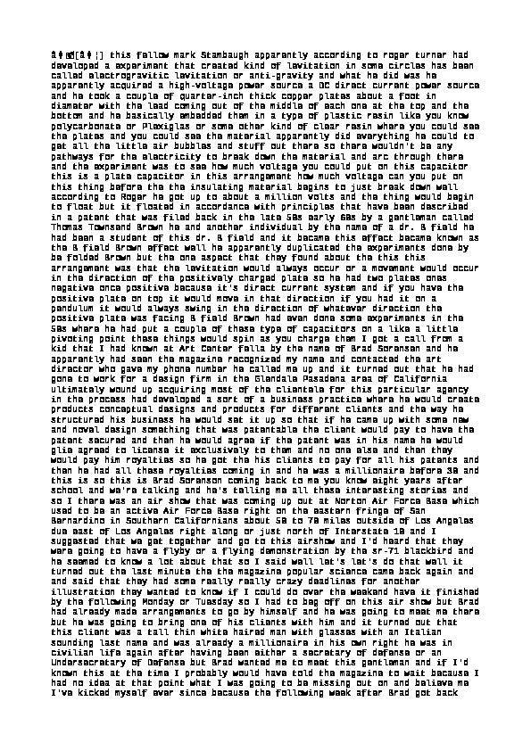 Shared post - Transcript of Mark McCandlish describing his ...