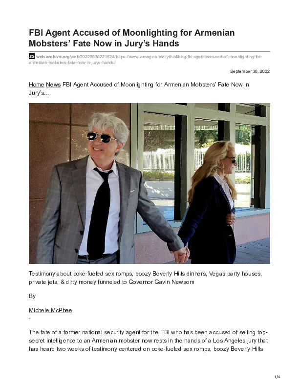 Shared post - Michele McPhee: “FBI Agent Accused of Moonlighting for ...