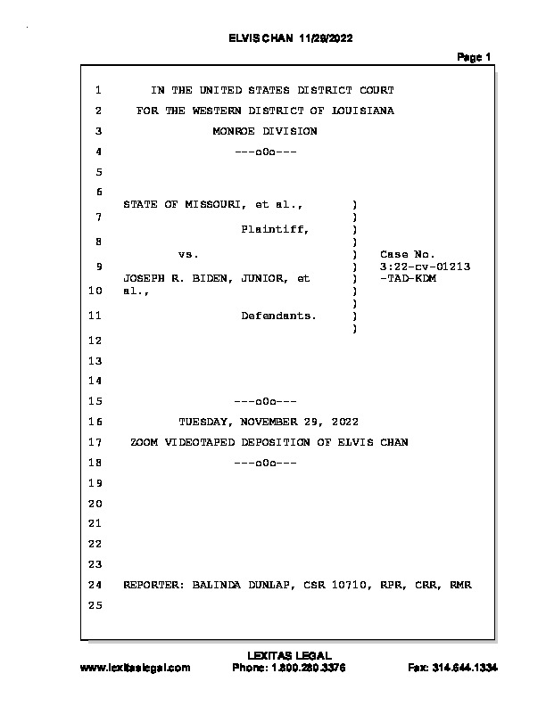 Shared post - Transcript of FBI agent Elvis Chan deposition