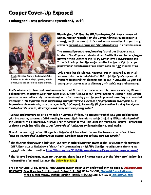 Shared post - FBI Cover-up documentation