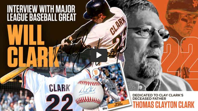 Shared post - Will Clark | SPECIAL Interview w/ Major League Baseball ...