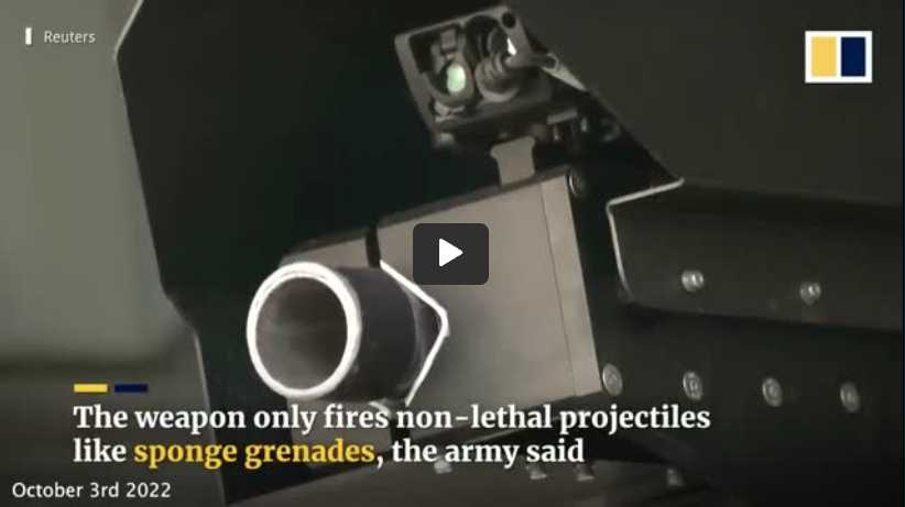 Shared post - AI | Israel Installs AI Powered Gun at the West bank ...