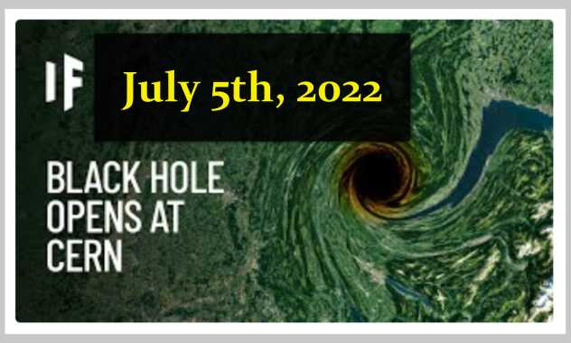 Shared post - CERN and The Bottomless Pit (The ABYSS) Coming July 5th, 2022