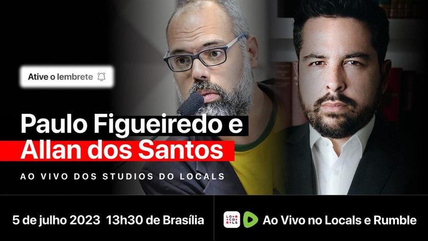 Shared post - Paulo Figueiredo & Allan dos Santos - Ao Vivo dos Studios do Locals em Miami