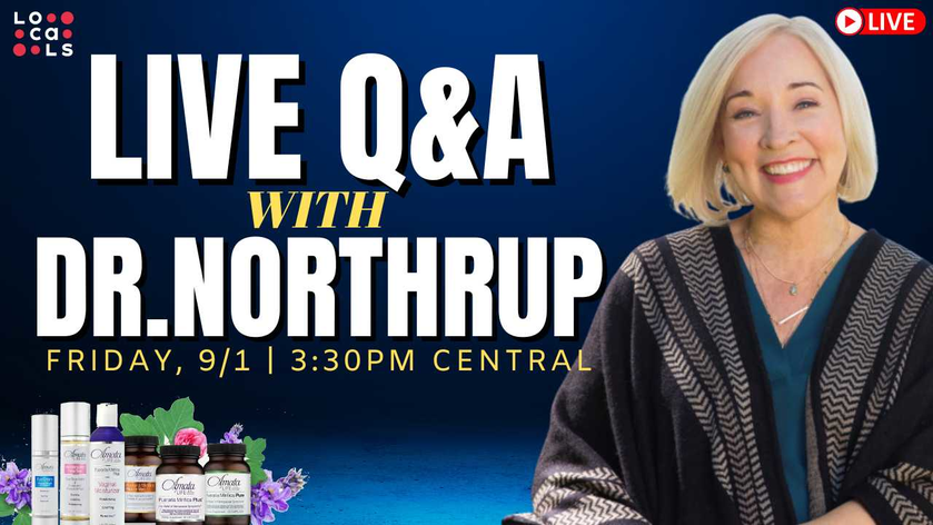 Shared post - LIVE Q&A With Dr. Christiane Northrup | 9/1, 3:30PM Central
