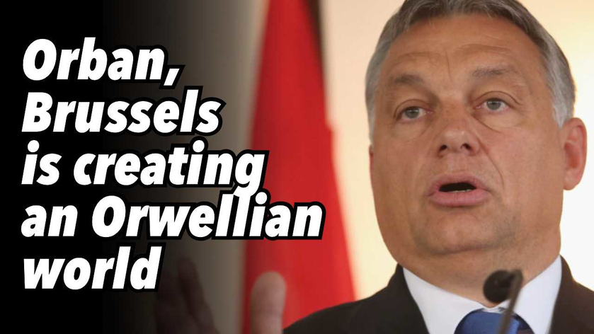 Shared post - Orban, Brussels is creating an Orwellian world
