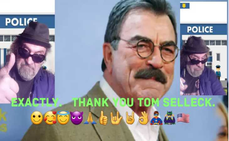 Shared post - Tom Selleck Gives Middle Finger To Trump Haters. 🙂🥰😇😈🙏👍🤟🤘 ...