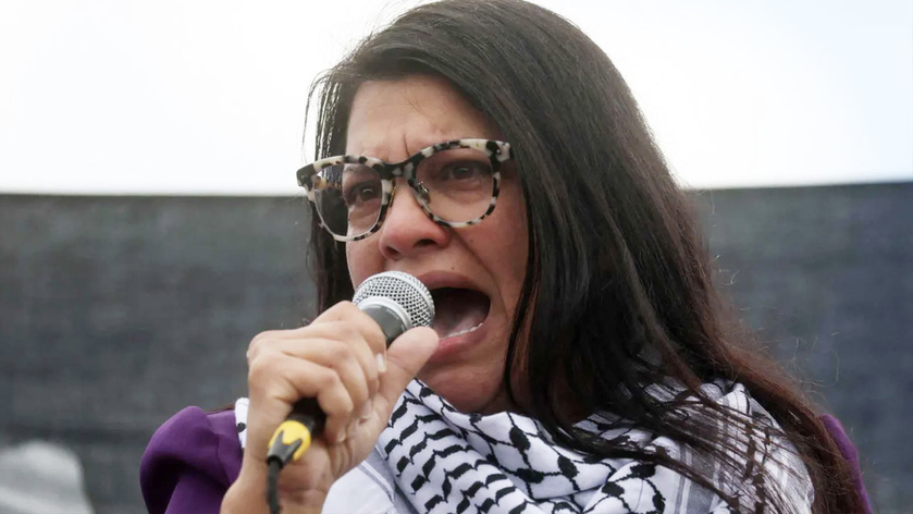 Shared post - Rashida Tlaib Loses It On Stage - She Went Too Far Once Again