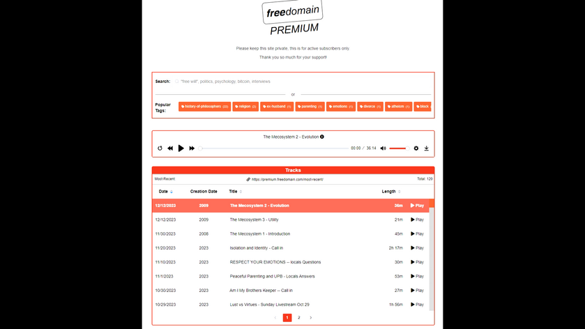Shared post - FREEDOMAIN PREMIUM CONTENT SEARCH ENGINE!