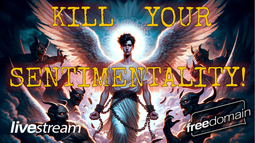 Shared post - KILL YOUR SENTIMENTALITY! Freedomain Livestream