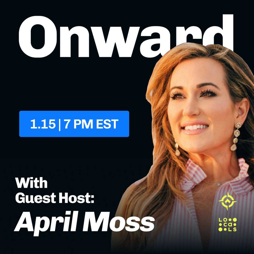 Shared post - Onward with Special Guest April Moss