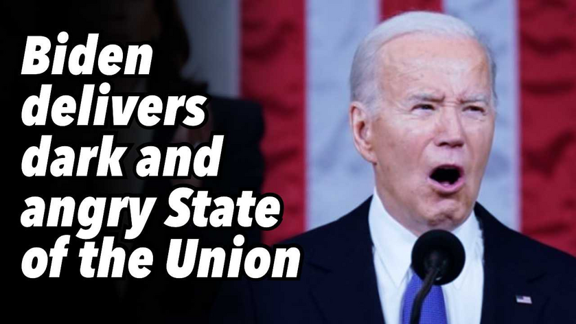 Shared post - Biden delivers dark and angry State of the Union