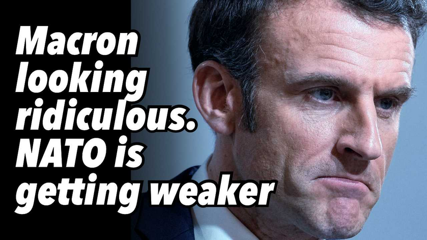 Shared post - Macron looking ridiculous. NATO is getting weaker