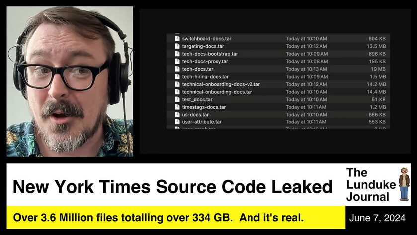 Shared post - New York Times Source Code Leaked (and verified)