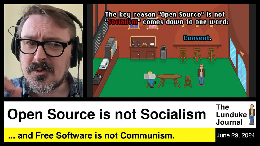 Shared post - Open Source is not Socialism (or Communism)