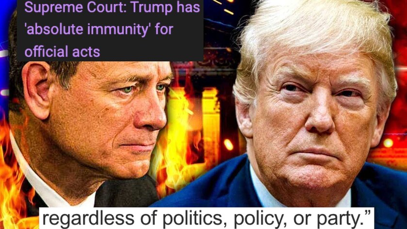 Shared post - EP 495 BREAKING: SCOTUS RULES TRUMP HAS ABSOLUTE IMMUNITY ...