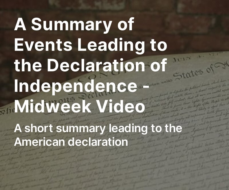 Shared post - A Summary of Events Leading to the Declaration of ...