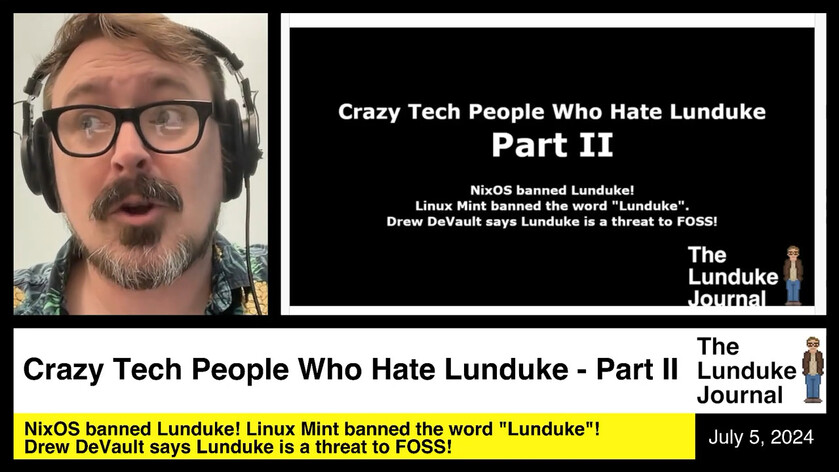Shared post - Crazy Tech People Who Hate Lunduke - Part II