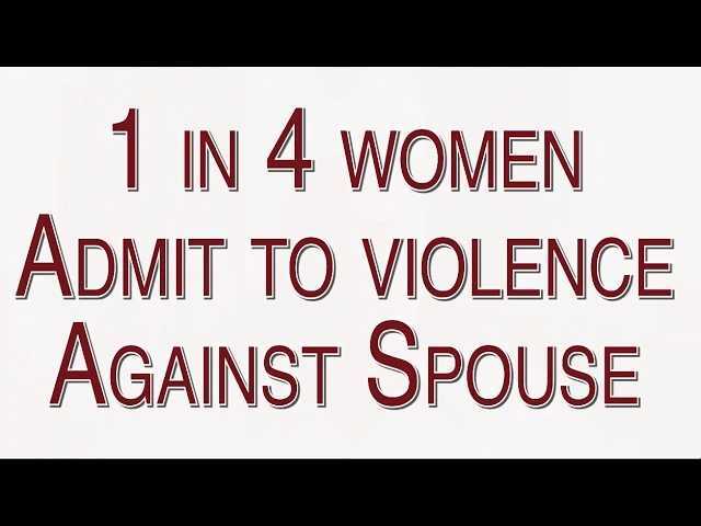 Shared post - 1 in 4 Women Admit to Violence Against Spouse