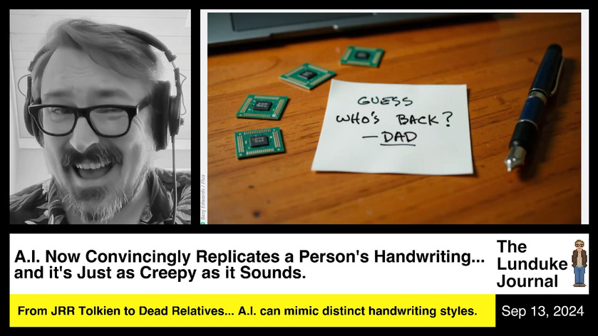 Shared post - A.I. Now Convincingly Replicates a Person's Handwriting ...