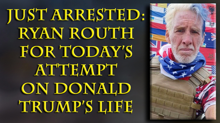 Shared post - Assassination attempted on DJT today at his golf course ...