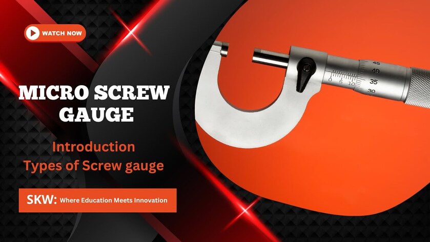 Shared post - Screw Gauge | Introduction | Types of Screw gauge ...