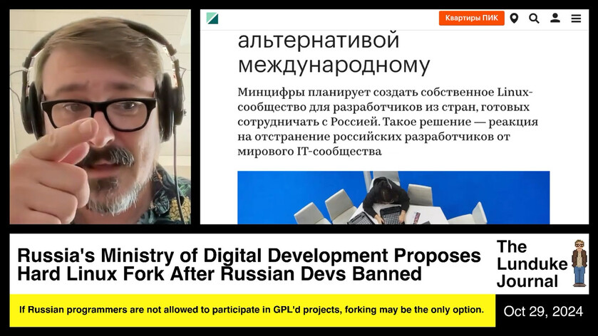 Shared post - Will Russia Hard Fork Linux?