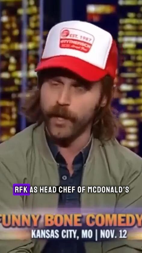 Shared post - RFK Jr. Named New “Health Sec & McDonald's Chef” -- Tyler ...