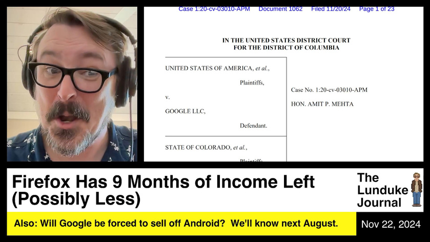 Shared post - Firefox Has 9 Months of Income Left (Possibly Less)