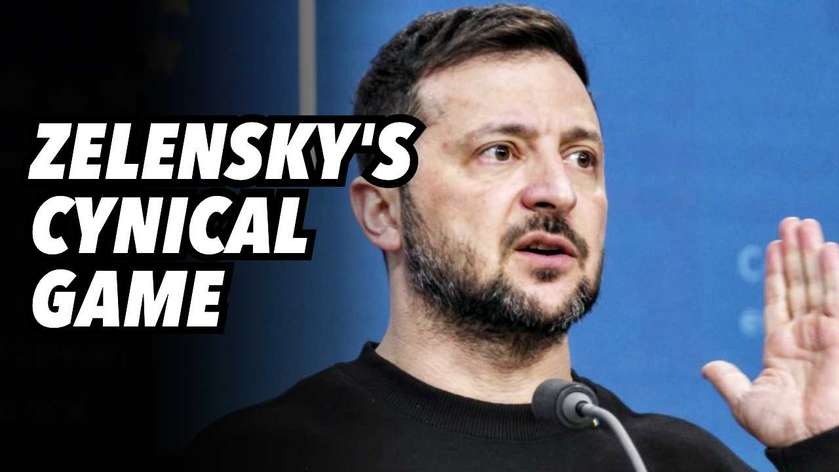 Shared post - Zelensky's cynical game