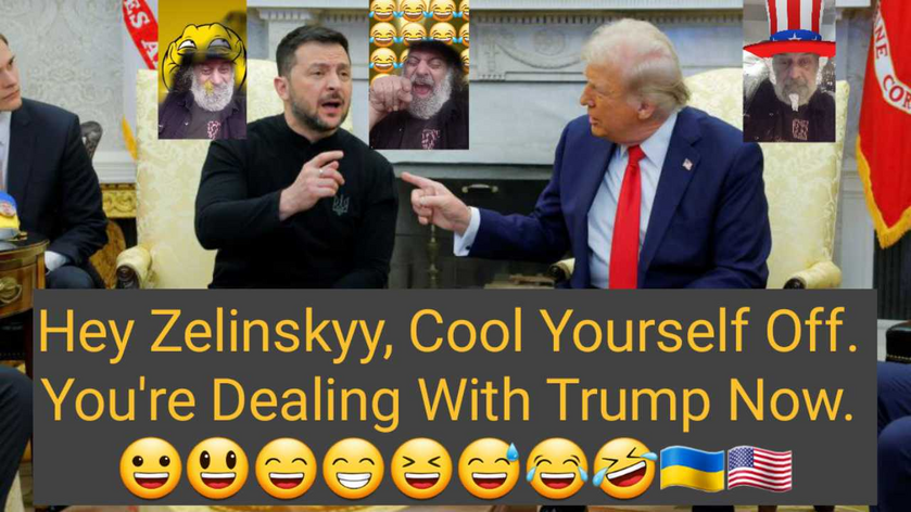Shared post - Zelinskyy Destroys Chances With Trump. 😀😃😄😁😆😅😂🤣🇺🇦🇺🇸