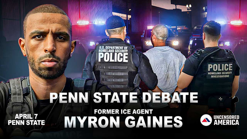 Shared post - Myron Debates Immigration At Penn State!