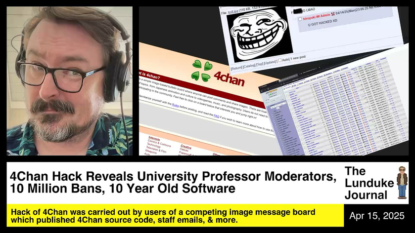 Shared post - 4Chan Hack Reveals University Professor Moderators, 10 ...