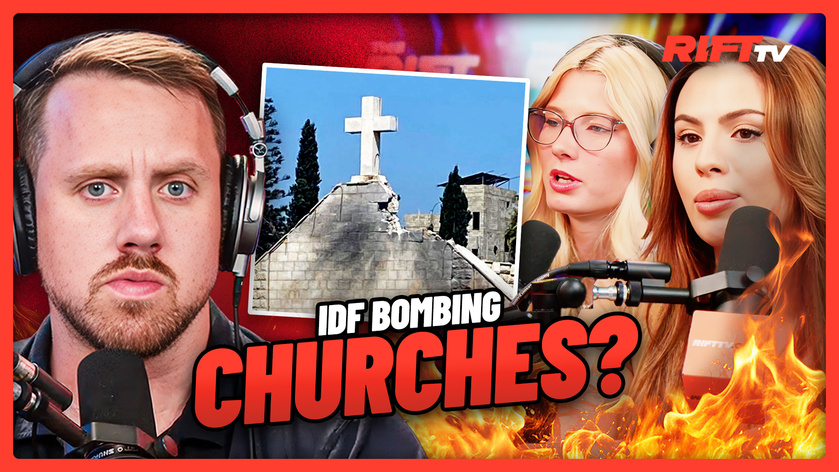 Shared post - Christians ATTACKED in Gaza.. Targeted by IDF? | The Rift | Guests: Sarah Stock ...