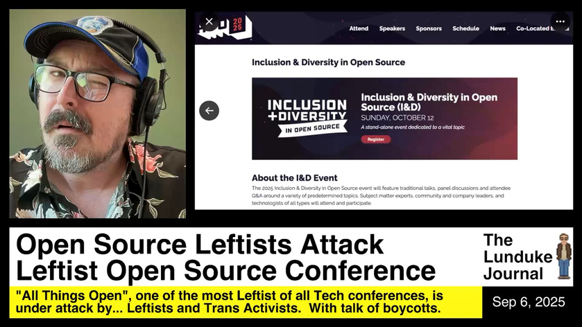 Shared post - Open Source Leftists Attack Leftist Open Source Conference