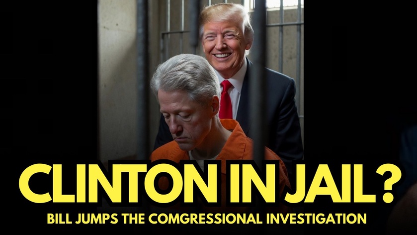 Shared post - JAIL FOR THE CLINTONS? Bill Skips Out!