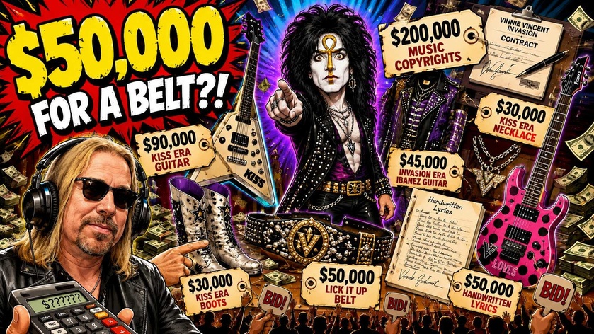 Shared post - Vinnie Vincent's Collection Could Bring In Half A Million ...