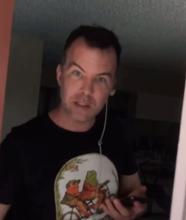 Shared post - Los Angeles antifa member Chad Loder served restraining order