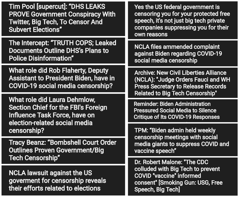 Shared post - Tim Pool [supercut]: “DHS LEAKS PROVE Government Conspiracy With Twitter, Big Tech ...