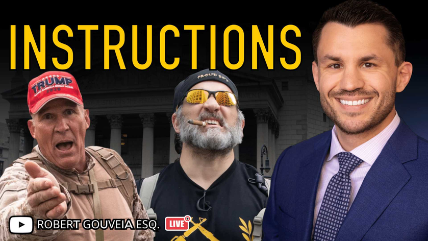 Shared post - INSTRUCTIONS! Ray Epps Footage & Jury Instructions in Proud Boys Trial Day 60