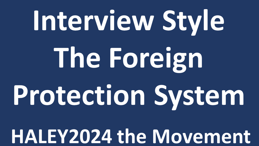 Shared post - Interview Style: The Foreign Protection System