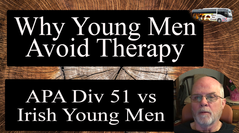 Shared post - Why Young Men Avoid Therapy - APA vs Irish Young Men
