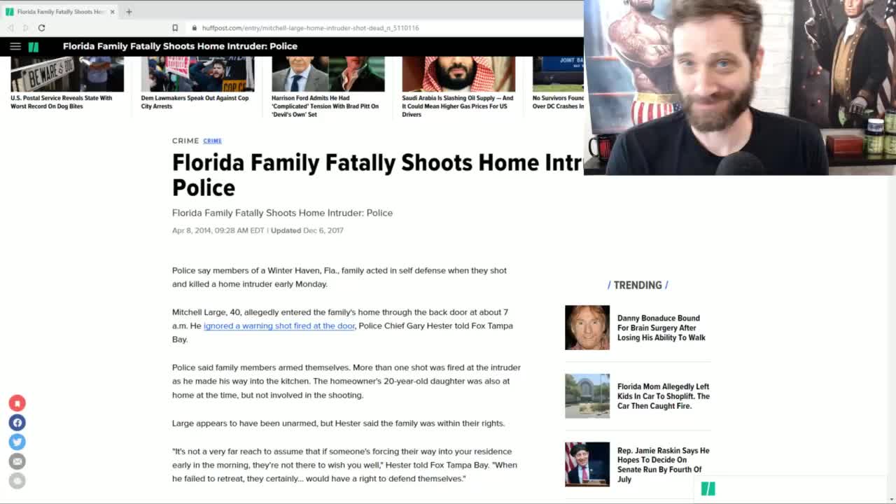Shared post - Family Shoots Intruder In Florida