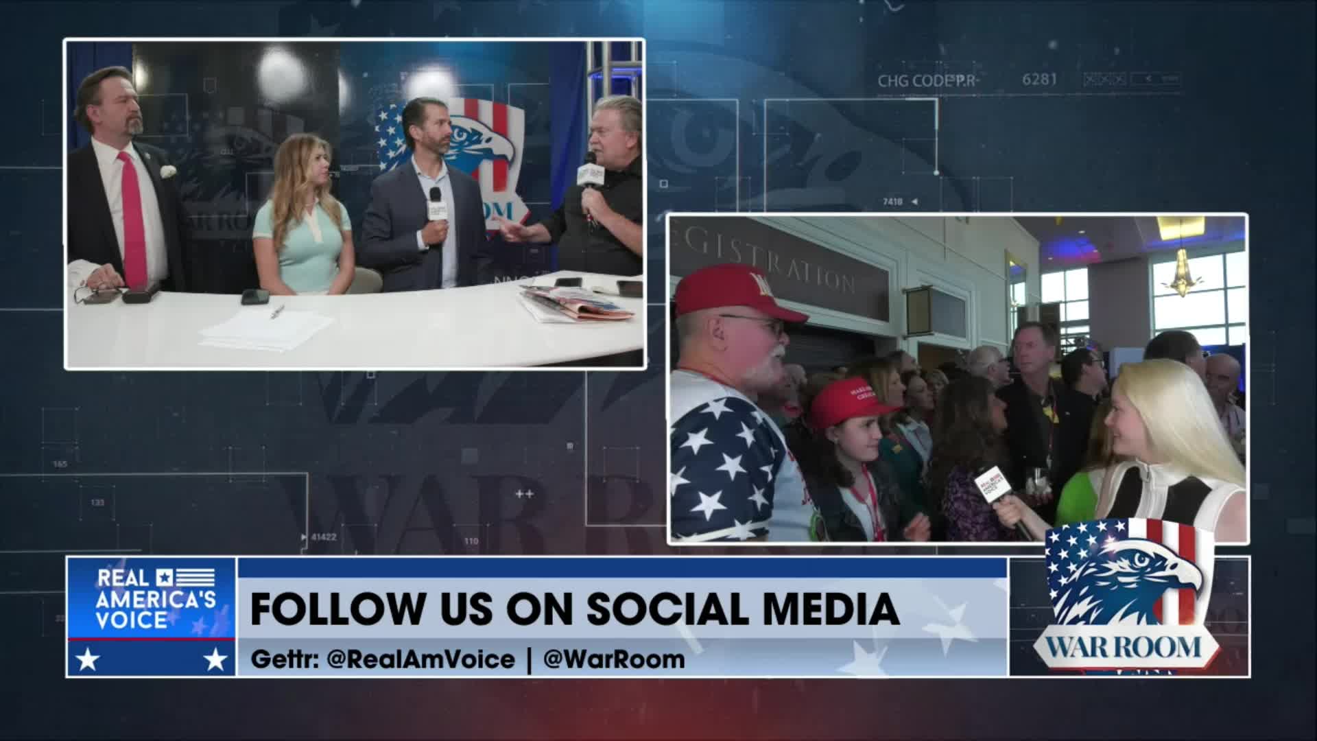 Shared post - DONALD TRUMP JR. WAR ROOM CPAC