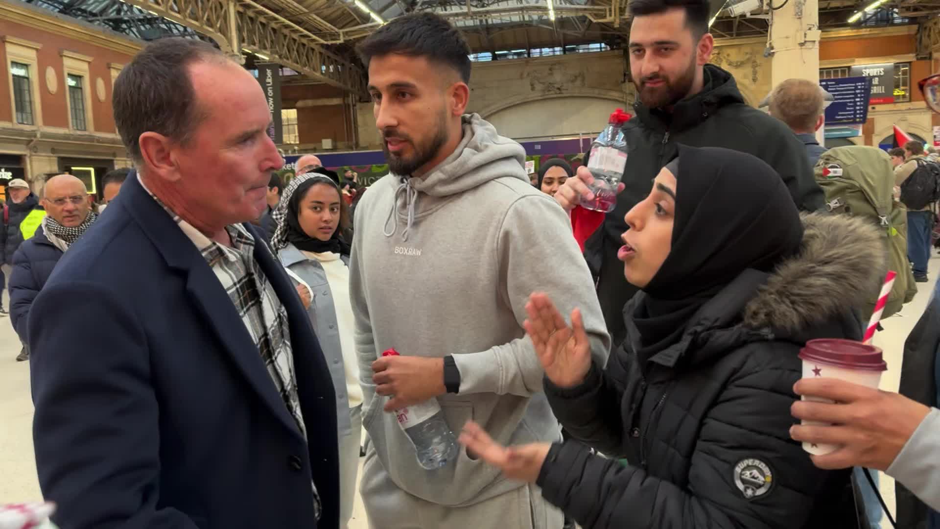Shared post - Muslims confront English couple in London over support ...
