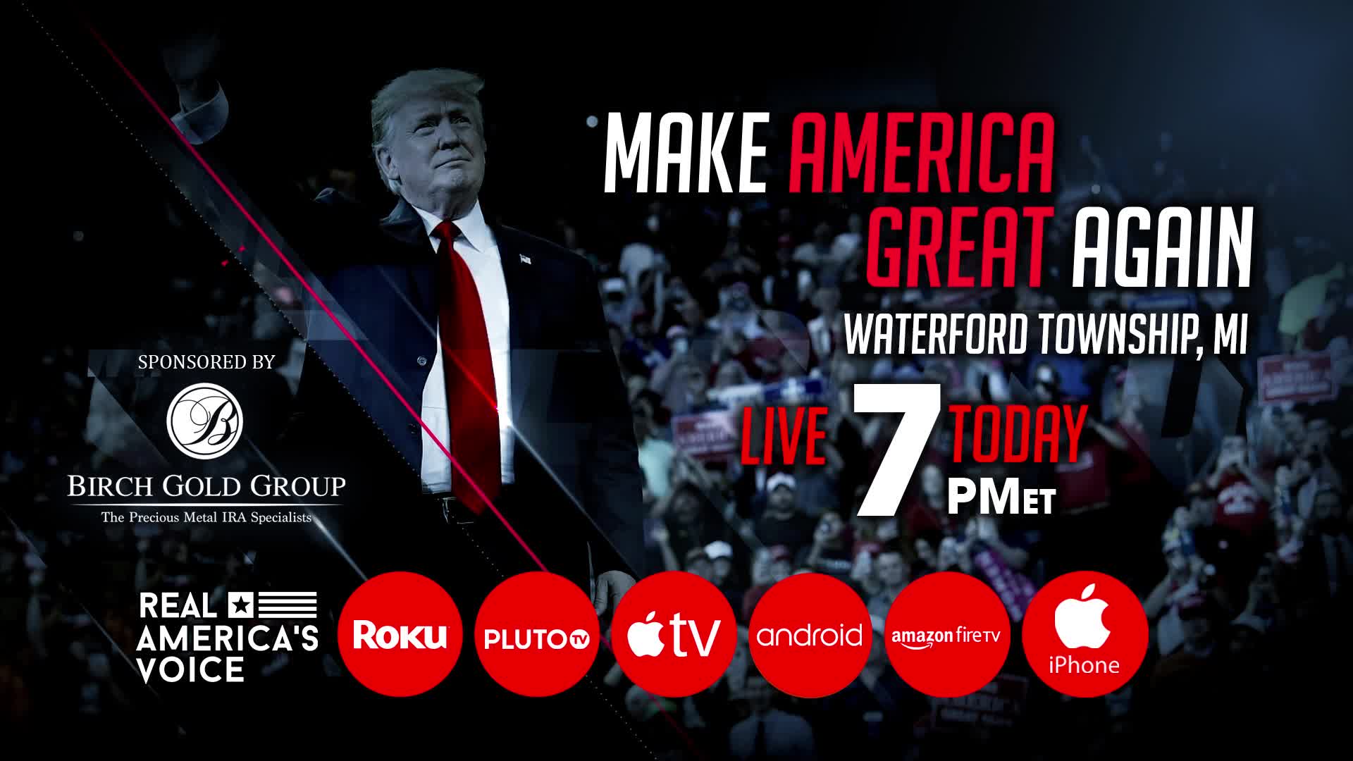 Shared post - TRUMP MAGA RALLY WATERFORD TWP MI 2-17-24