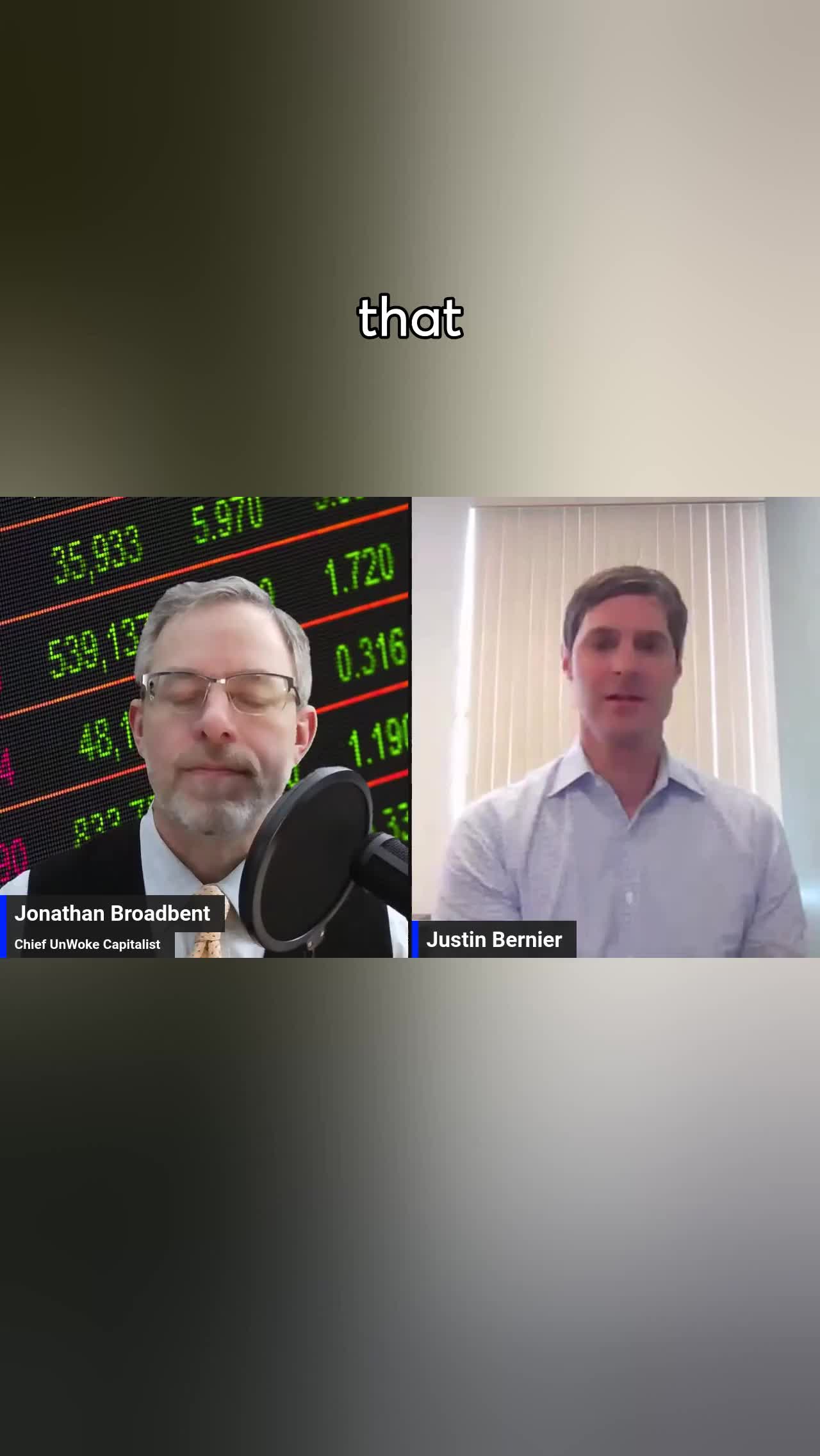 Shared post - Justin Bernier joins UnWoke podcast interview