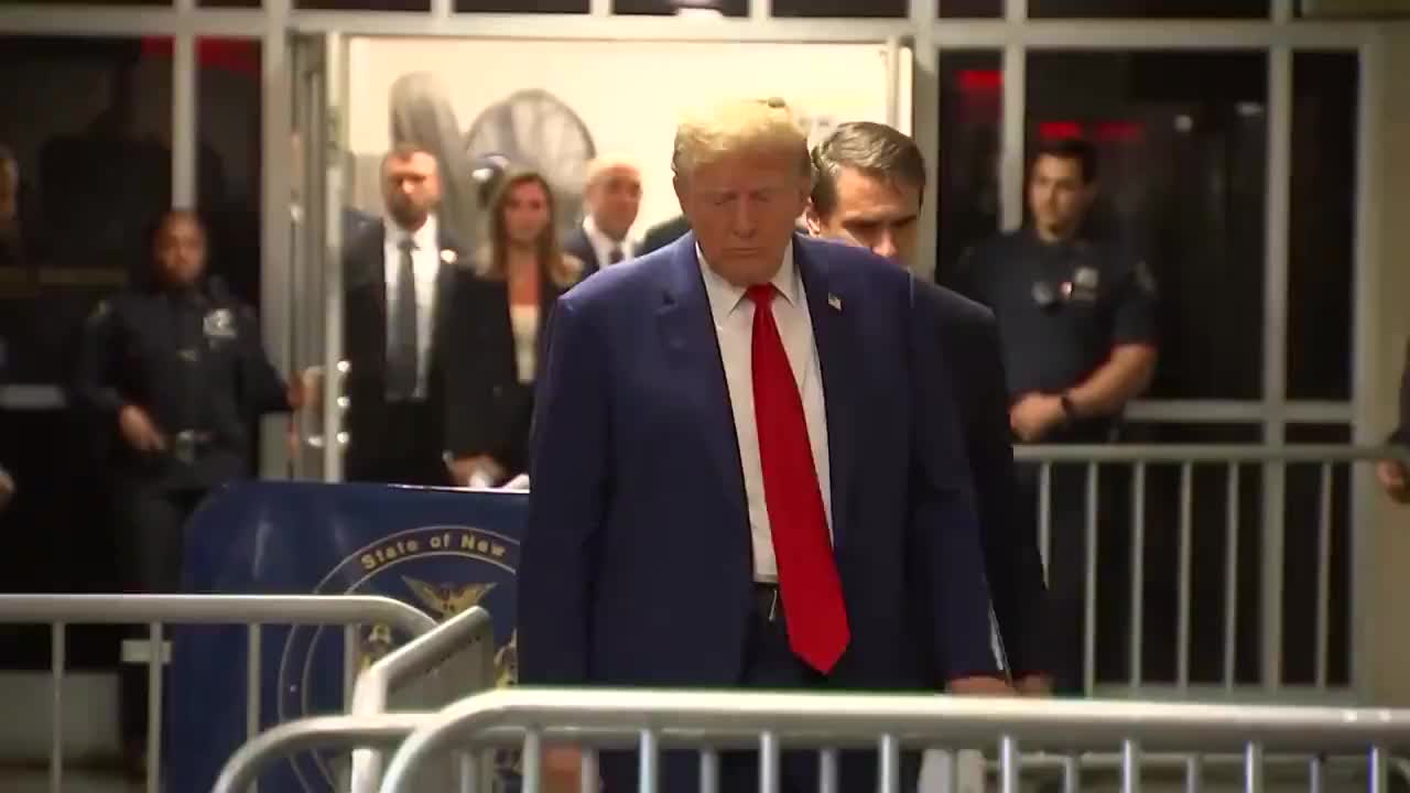 Shared post - President Trump's remarks at court today