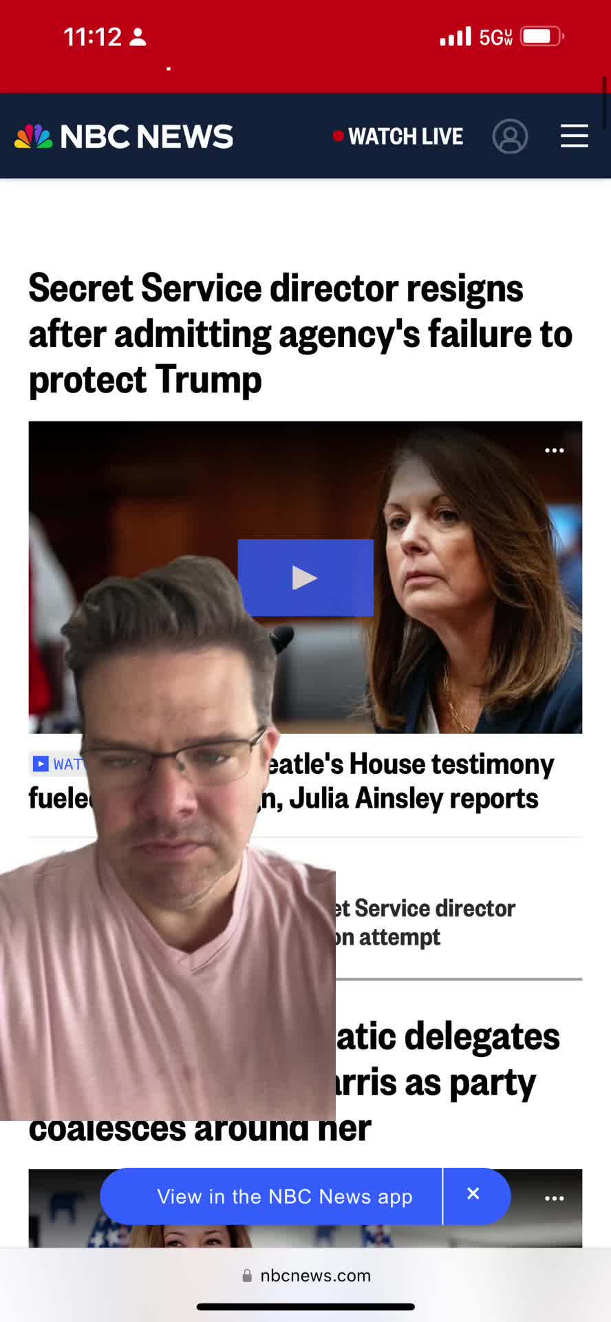 Shared post - Secret Service Director has resigned